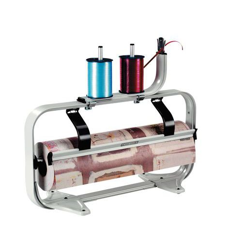 Horizontal tabletop dispenser/cutter | Wrapping paper | Manutan UK