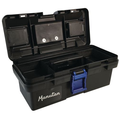 Plastic Tool Boxes - Snap Locking - Inner Storage Tray - Manutan Expert ...