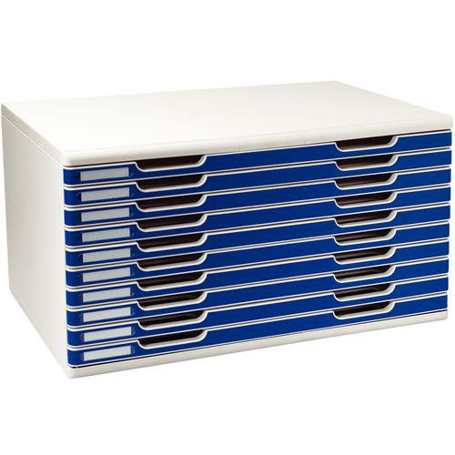 Filing unit for A3+ format - 10 drawers - Manutan.co.uk