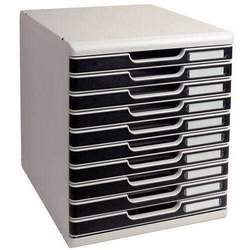 Standard filing unit - 10 drawers - Manutan.co.uk