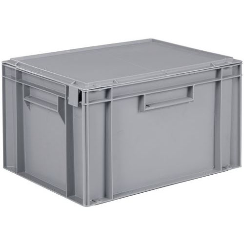 Euro Containers with Lid 10L to 30L - 400mm - Manutan.co.uk