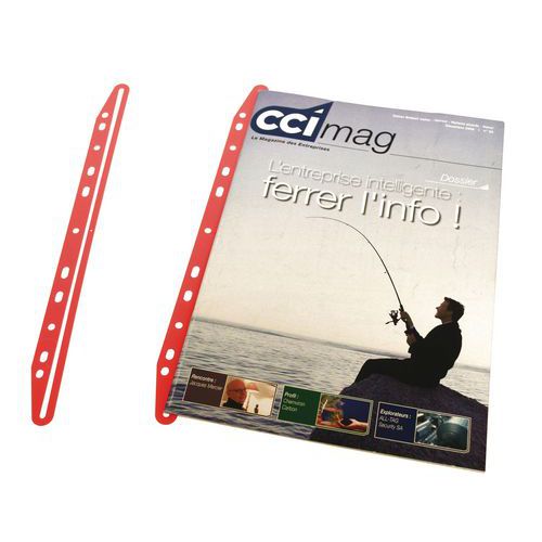 A4 MAGICLIP plastic binder for magazine holder - Manutan.co.uk