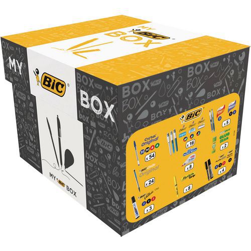 My BIC Box - box of 124 writing and correction products - Manutan.co.uk