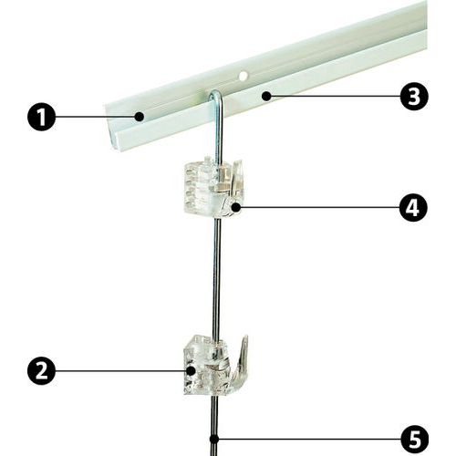 Complete hanging system - Manutan.co.uk