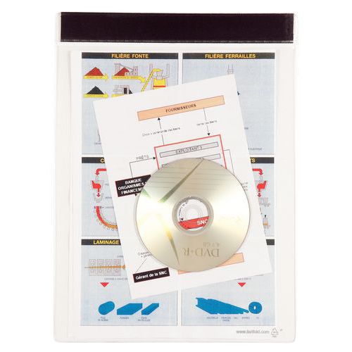 Magnetic pocket | Large (format)| Manutan UK