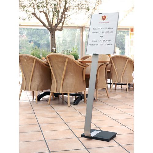 Info Sign Stand® information stand with base | Manutan UK