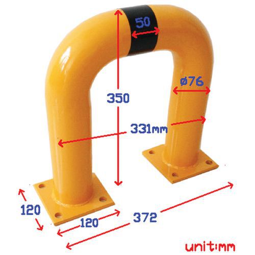 Safety Barriers - Height 350mm | Traffic & Pedestrian Control | Manutan