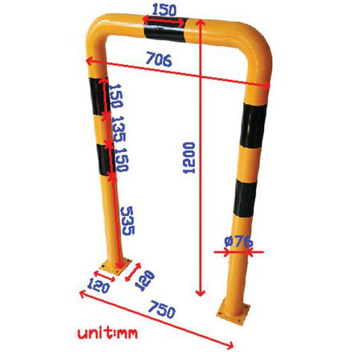 Safety Barriers - Height 350mm | Traffic & Pedestrian Control | Manutan