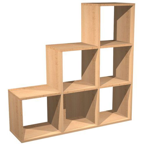 Maxicube 3/6/9-compartment staircase storage unit - Manutan.co.uk