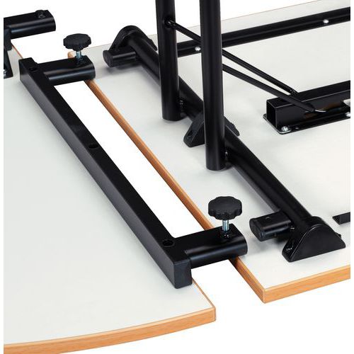 Modular folding table - Black base - Manutan.co.uk