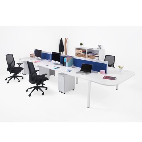 Four Person Bench Desks | Office Desks | Manutan UK