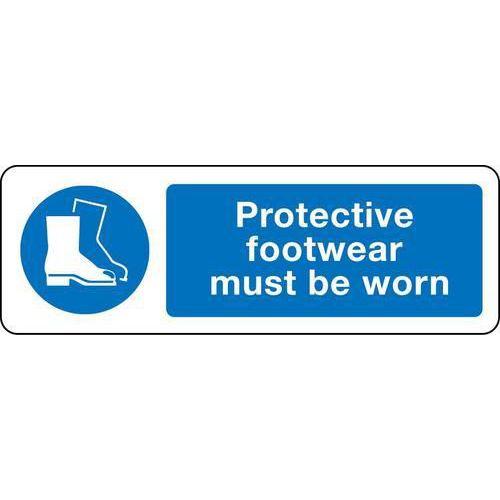 Protective Footwear Must Be Worn Sign | Signs & ID | Manutan UK