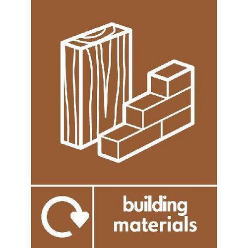 Signs And Identification | Recycling Sign | Building Materials Sign