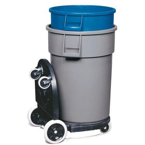 Round Brute Double Dolly | Storage Containers | Manutan UK