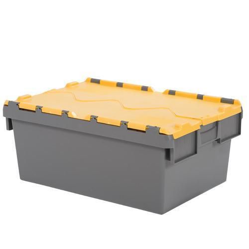 Tote Boxes with Coloured Lids: 8 Size Options | Manutan UK