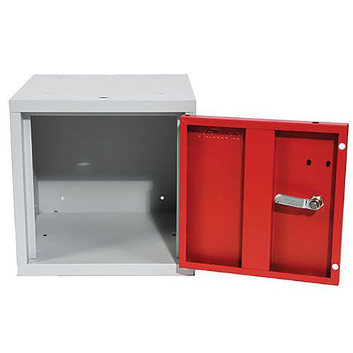 Cube Metal Office/Gym Storage Lockers - Cylinder Lock - Manutan Expert ...