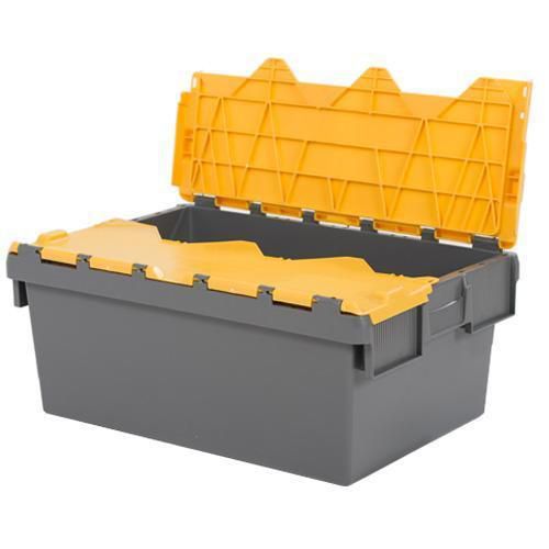 Tote Boxes with Coloured Lids: 8 Size Options | Manutan UK