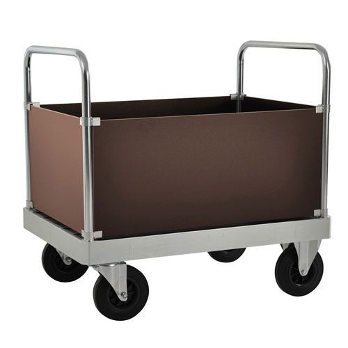 Heavy Duty Four-Sided Platform Trucks - Manutan.co.uk