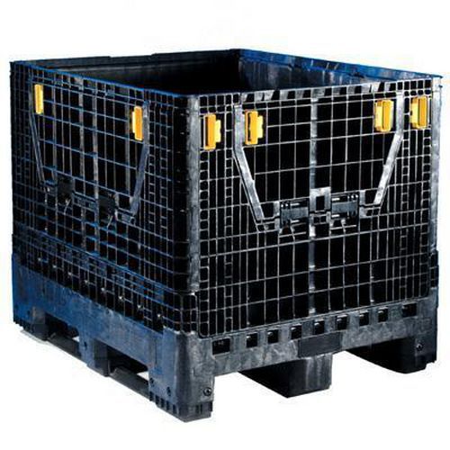 Plastic Pallet Tote Box | Durable Folding Storage | 1200x1000mm
