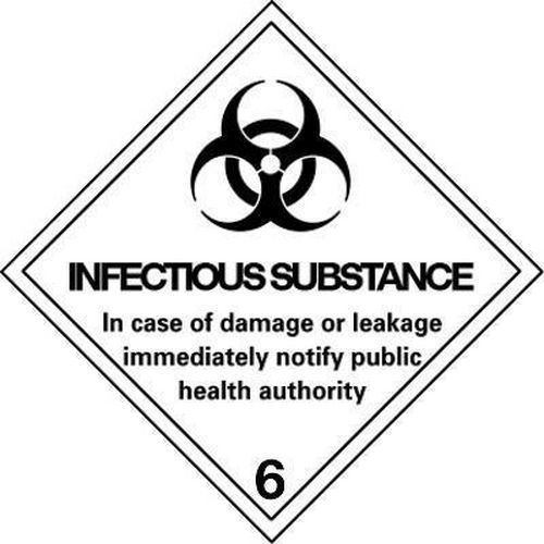 IATA/ICAO Labels on a Roll with Class Numbers | Signs & ID