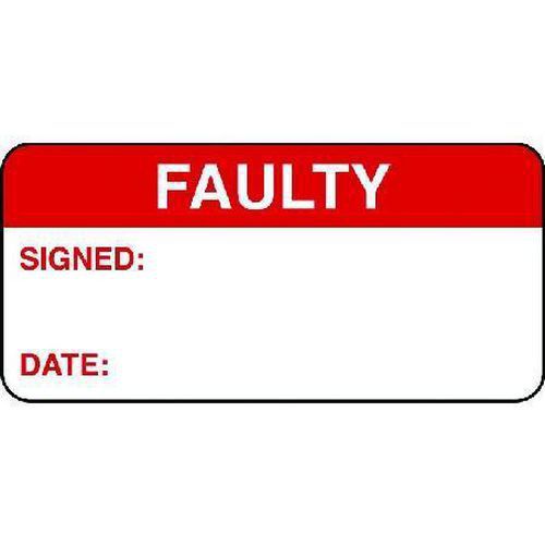 Faulty Quality Control Labels | Effective Quality Control | Manutan UK