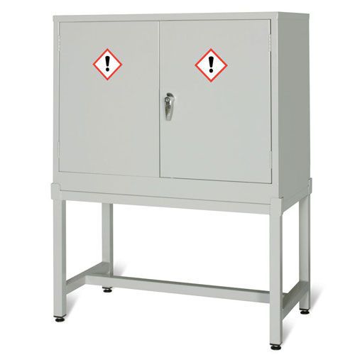 Premium COSHH Hazardous Chemical Storage Cabinet - 710x915mm - Elite ...