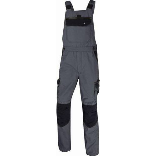 Work Dungarees with Preformed Knees for Industrial Safety and Comfort