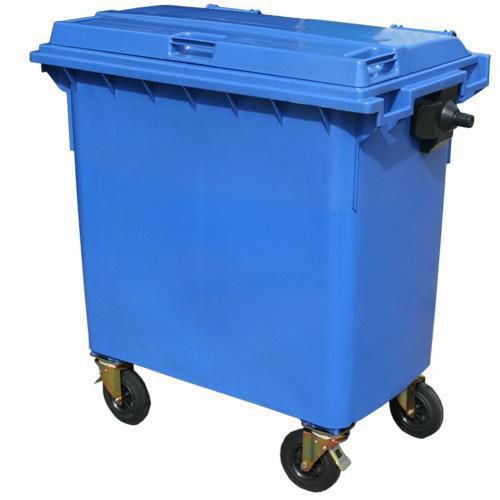 770L Heavy Duty Plastic Wheelie Bin – Large Four-Wheel Design - Manutan ...