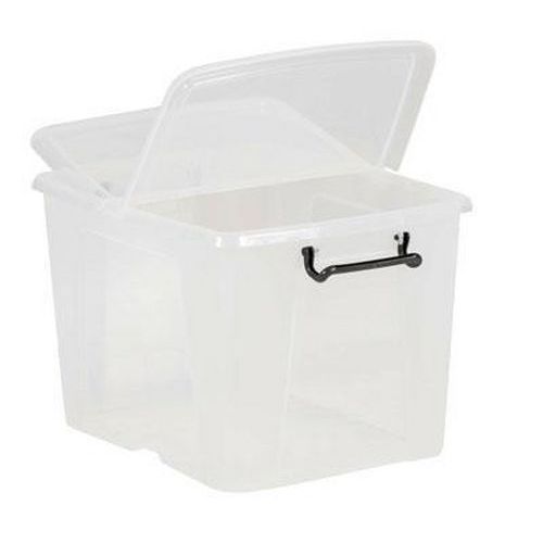 Strata Storemaster Box 65L Clear: Free Delivery | Manutan UK