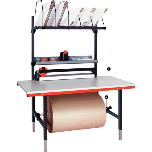 Reinforced packing table - Complete - Manutan.co.uk