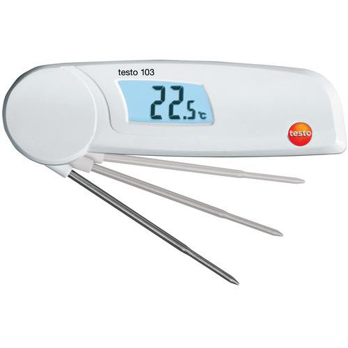 Testo 103 thermometer with folding probe | Manutan UK