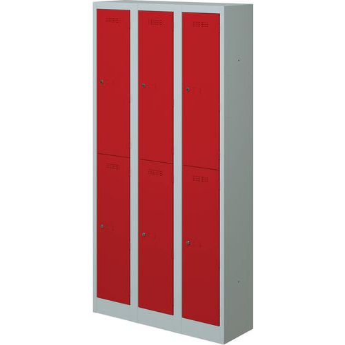 Bisley Metal Storage Lockers | 2 Doors & 2-4 Columns | 1800x600x450mm