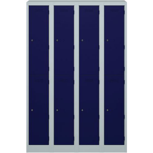 Bisley Metal Storage Lockers | 2 Doors & 2-4 Columns | 1800x600x450mm