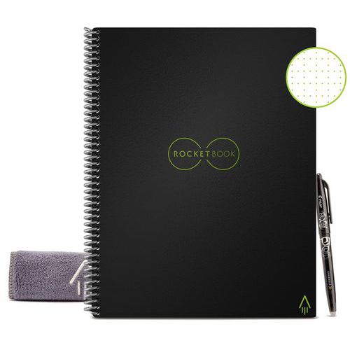 Rocketbook Core Letter notebook, Infinity Black - BIC - Manutan.co.uk