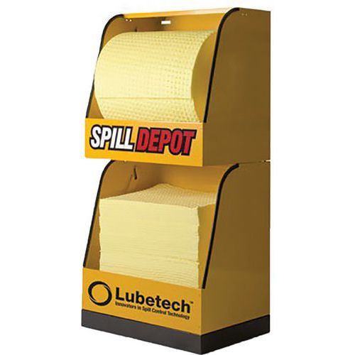Lubetech Small Spill Depot - 2 x Absorbent Spill Mat Dispensers ...