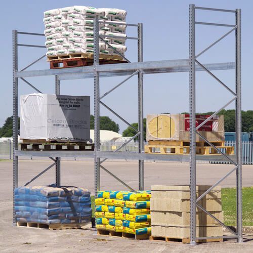Galvanized Pallet Racking Beams | Manutan UK