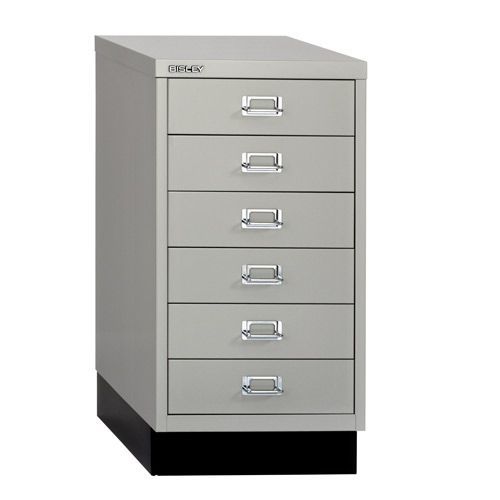 Bisley Metal Office Filing Cabinet - Six A3 Drawers - Various Colours ...