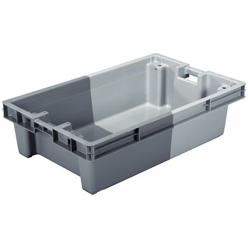 Large stackable container - Two-tone - Length 620 to 890 mm - 60 to 75 ...