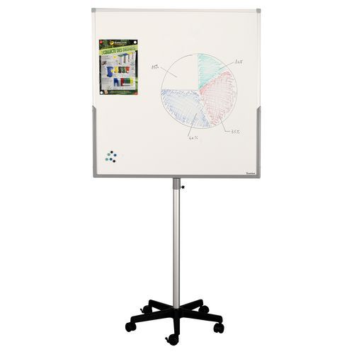 Double-sided mobile information board - Manutan.co.uk
