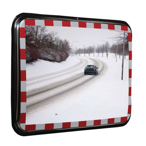 Anti-fogging and anti-frost security mirror - Manutan.co.uk