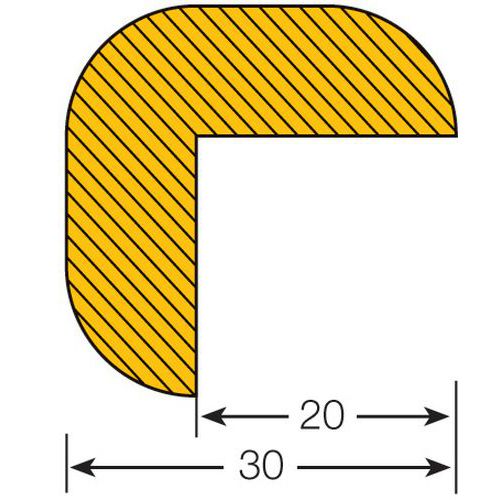 Edge Impact Protectors - 1m - Manutan.co.uk