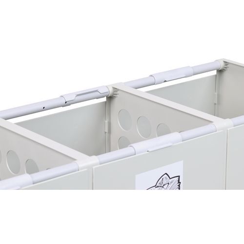 Plastic recycling system kit | Capacity 4 x 60 l | Manutan UK