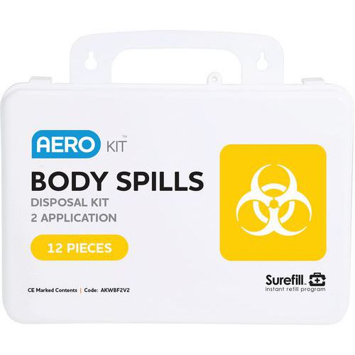 2 Or 5 Body Fluid Spill Kits In Weatherproof Case | Surefill