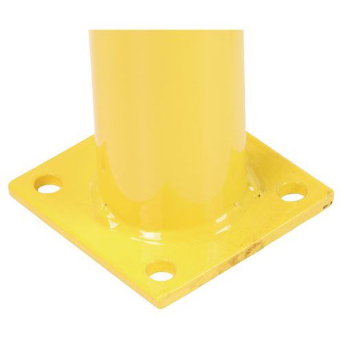 Corner Traffic Hoop Barriers - Black & Yellow - Steel - Manutan Expert ...
