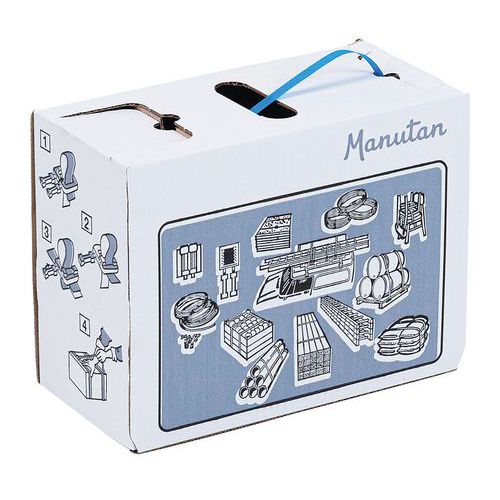 PP strapping case, blue - Manutan Expert - Manutan.co.uk