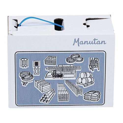PP strapping case, blue - Manutan Expert - Manutan.co.uk