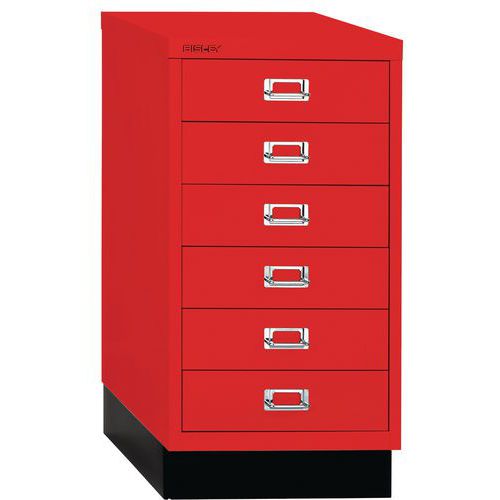 Bisley Metal Office Filing Cabinet - Six A3 Drawers - Various Colours ...