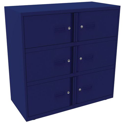 Office Staff Lockers | 6 Boxes | Personal Effects Storage | Bisley