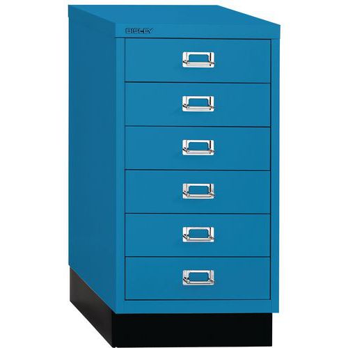 Bisley Metal Office Filing Cabinet - Six A3 Drawers - Various Colours ...