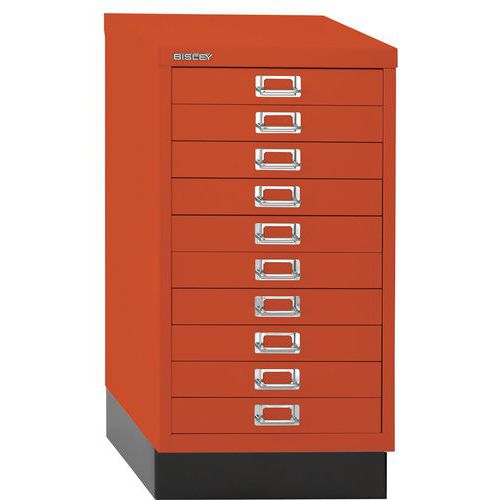 Bisley Metal Office Filing Cabinet - Ten A3 Drawers - Various Colours ...
